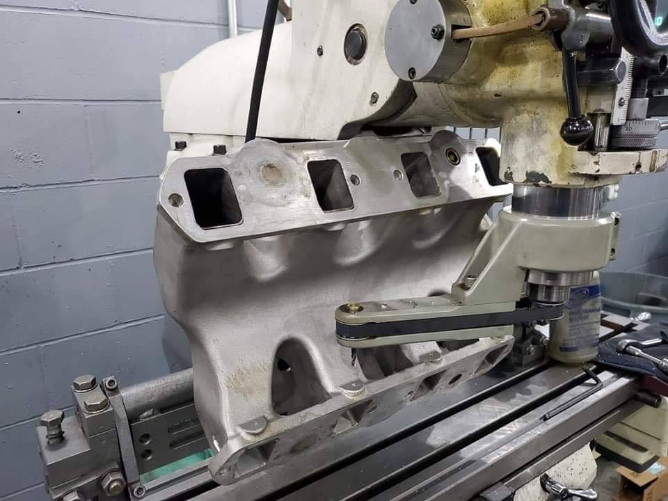 HF-2400 Head Fixture for knee vertical mill Bridgeport cylinder head ...
