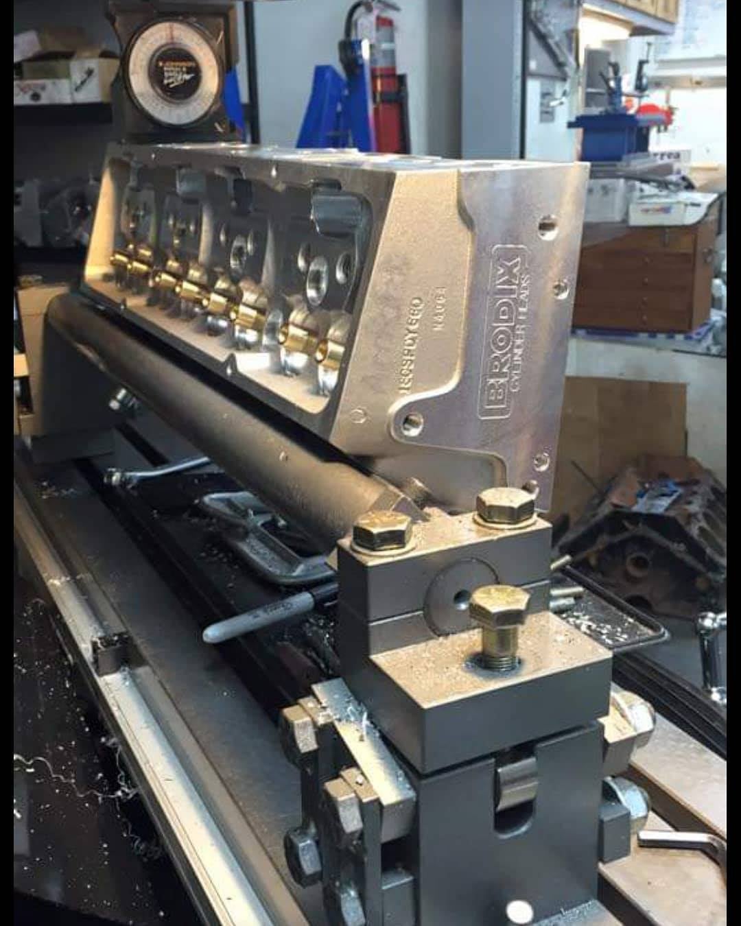 HF-2400 Head Fixture for knee vertical mill Bridgeport cylinder head ...