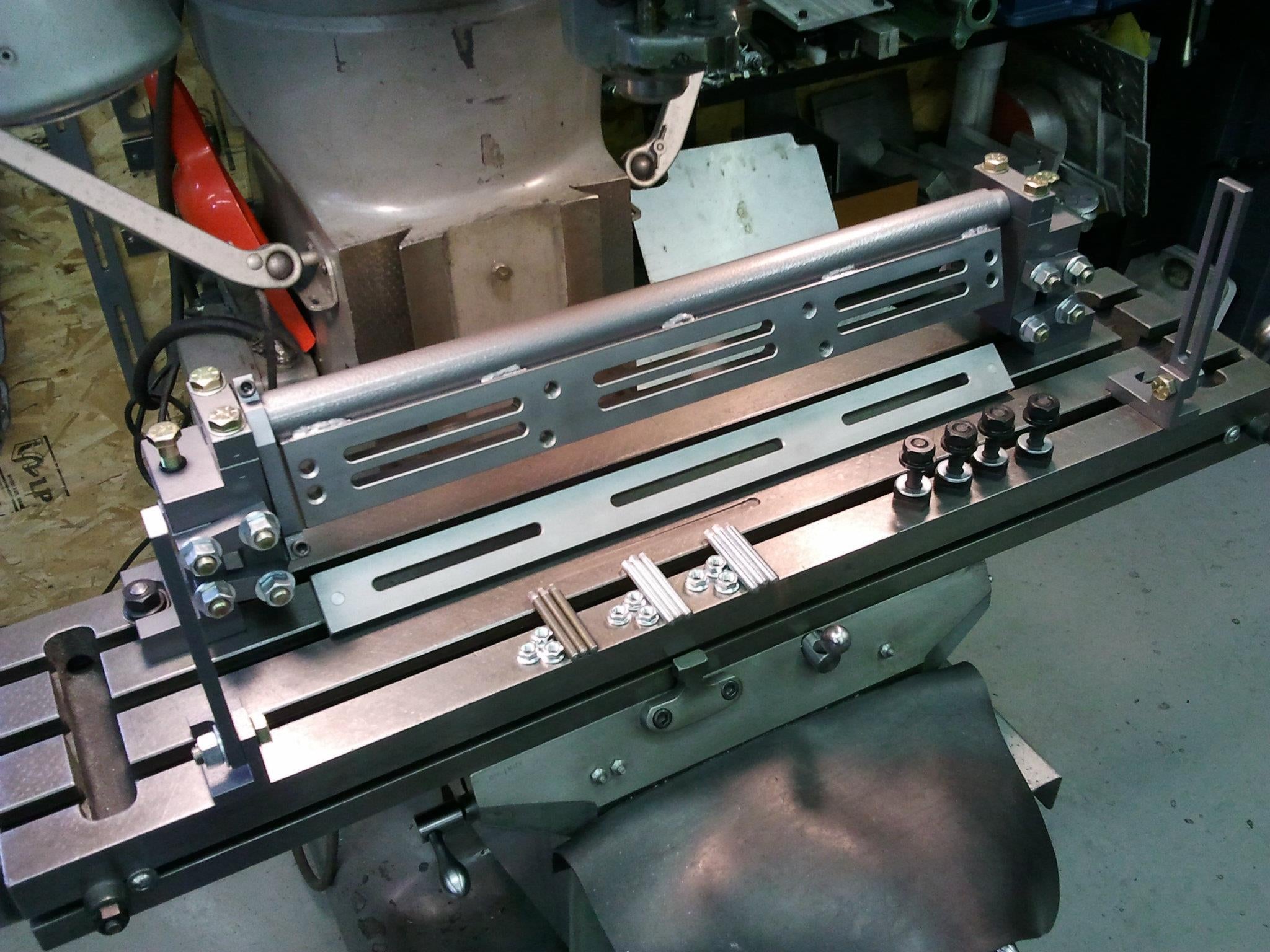 HF-2400 Head Fixture for knee vertical mill Bridgeport cylinder head ...