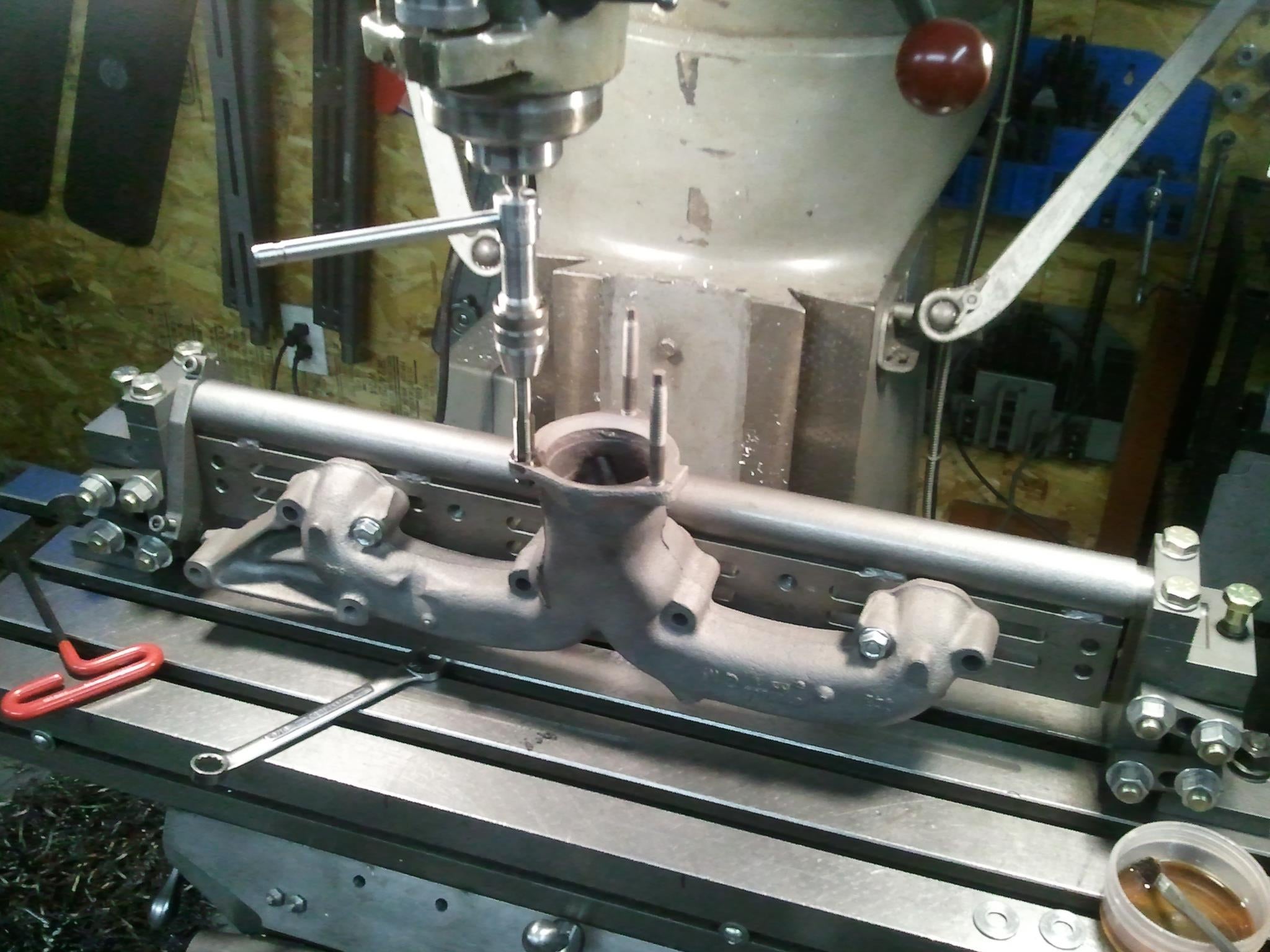 HF-2400 Head Fixture for knee vertical mill Bridgeport cylinder head ...