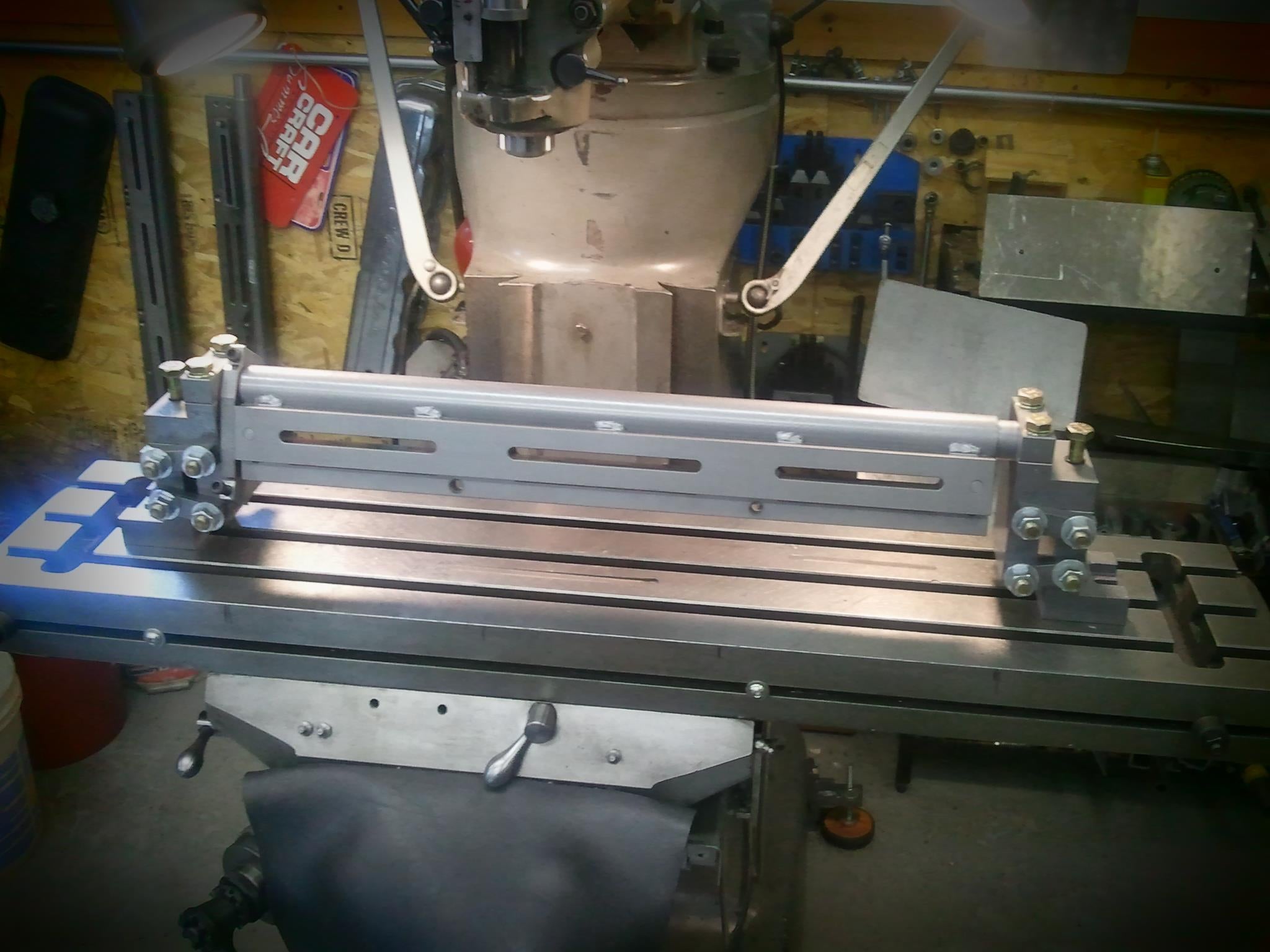 HF-2400 Head Fixture for knee vertical mill Bridgeport cylinder head ...