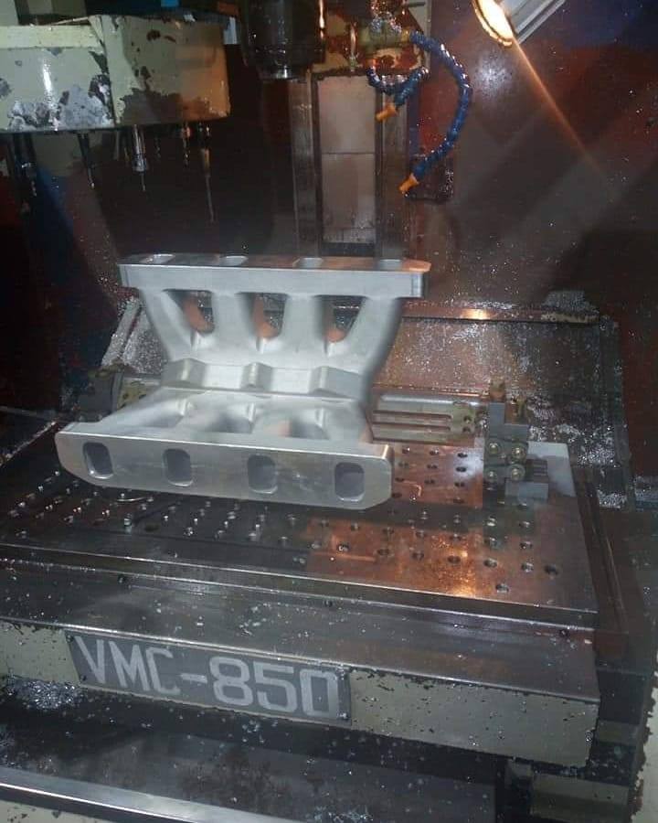 HF-2400 Head Fixture for knee vertical mill Bridgeport cylinder head ...