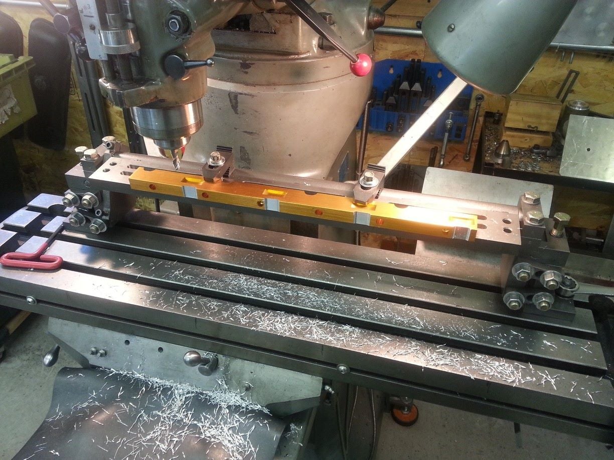 HF-2400 Head Fixture for knee vertical mill Bridgeport cylinder head ...